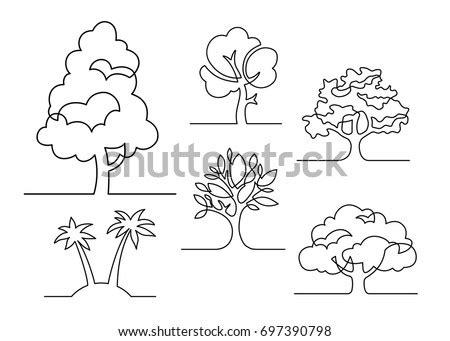 Tree Clipart Outline Free Download On ClipArtMag