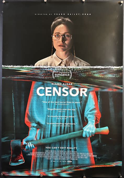 Censor Original One Sheet Poster 2021 Brasscastlecollectibles