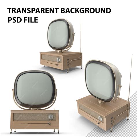 레트로 Tv Png 프리미엄 Psd 파일