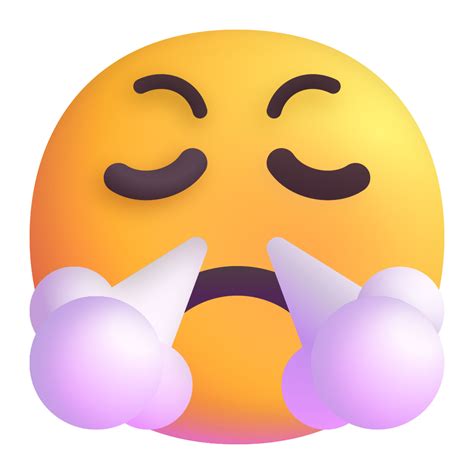 😤 Face With Steam From Nose Emoji