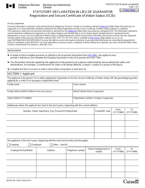 Form Inter83 170se Fill Out Sign Online And Download Fillable Pdf Canada Templateroller