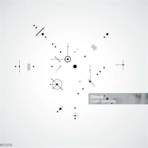 바우하우스 미술 구성 원형 및 격자 장식 모듈형 흑백 벡터 벽지 레트로 스타일 패턴 책자 표지 템플릿으로 사용 하기 위해 그래픽 배경 0명에 대한 스톡 벡터 아트 및 기타