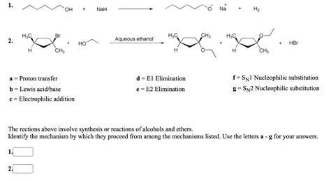 Solved OH Nah Na H2 H3C Br H3C CH3 H3C 2 Aqueous Chegg Com