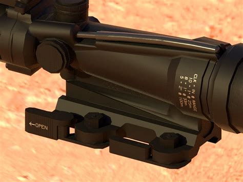 Usmc Squad Day Optic 3d Model Cgtrader