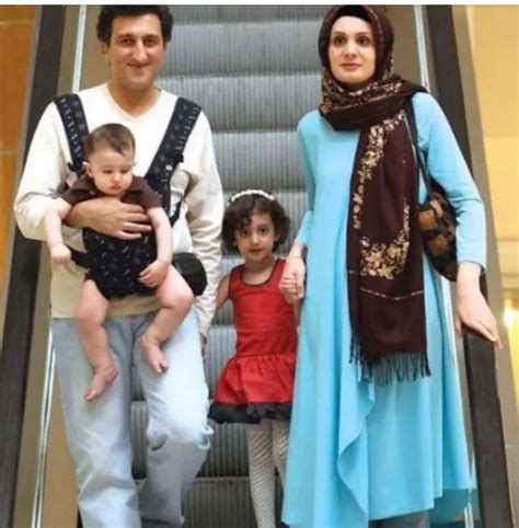 اولین عکس همسر قد بلند یوسف صیادی شباهت شوکه کننده با آقای بازیگر