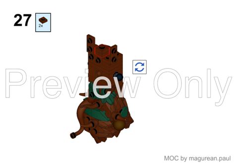 Lego Moc Lotr Treebeard By Magurean Paul Rebrickable Build With Lego