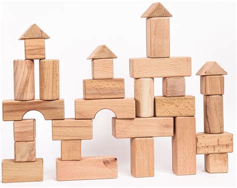 ოკიკი ხის ასაწყობი კუბიკები 29 ცალი Veli Store