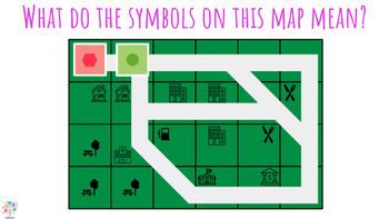 Sphero Indi Road Trip Common Map Symbols Lesson AND Driving Mat By OJRsteam