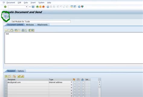 sap abap central how to send email from sap abap query report