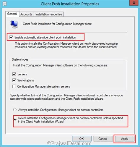 Configuration Manager 2012 R2 Client Installation