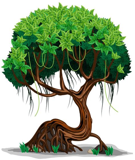 Jungle Trees Cartoon