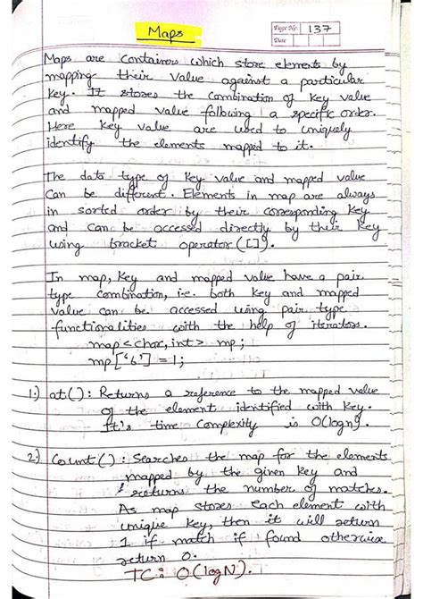 c stl standard template library handwritten notes pdf programming languages computing