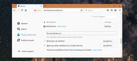 How To Temporarily Disable Notifications In Firefox