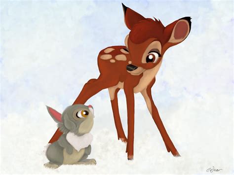 Bambi And Thumper By Ilaraflow On Deviantart