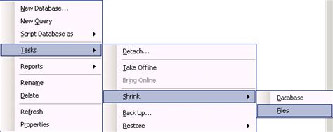 How To Manually Shrink A Microsoft Sql Database Transaction Log To