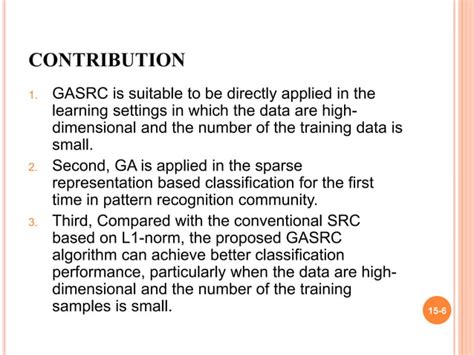 L0 Norm Sparse Representation Based On Modified Genetic Algorithm Ppt