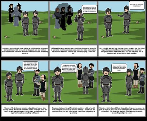 Macbeth Act 1 Scene 3 Storyboard By 413bd93d