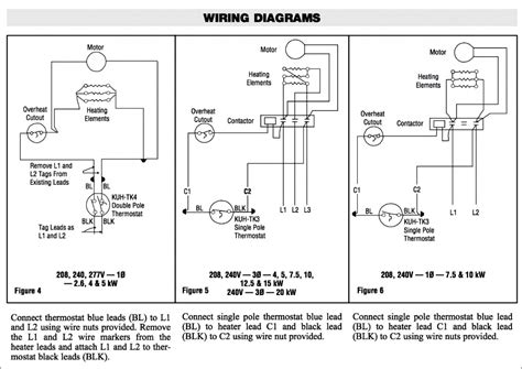 7 Electric Baseboard Heater Wiring Diagram Thermostat Wiring 240