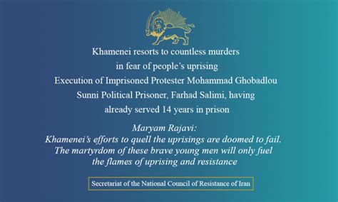Khamenei Resorts To Countless Murders In Fear Of Peoples Uprising…