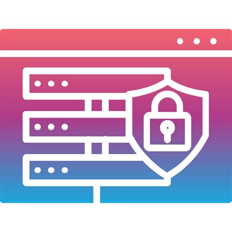 Database Security Generic Flat Gradient Icon