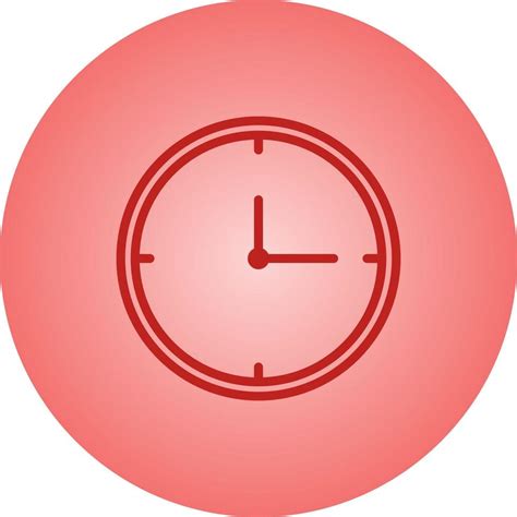 Beautiful Clock Vector Line Icon 17528154 Vector Art At Vecteezy