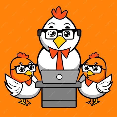 Premium Vector Clucktastic Counting Adventure Chicken Cartoon Eps Task