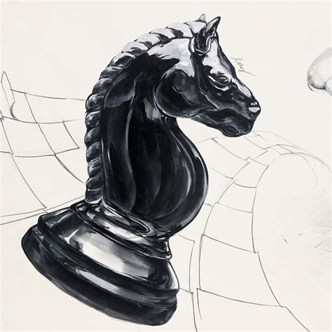 체스말 개체묘사 체스 말 그림 실루엣 그림