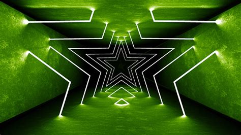 나이트 클럽 인테리어 녹색 조명 3d 렌더링 레이저 쇼 녹색 선이 빛납니다 추상 형광 녹색 배경입니다 녹색 네온 방 복도 배경입니다 빛 추상적 인 미래 지향적 인