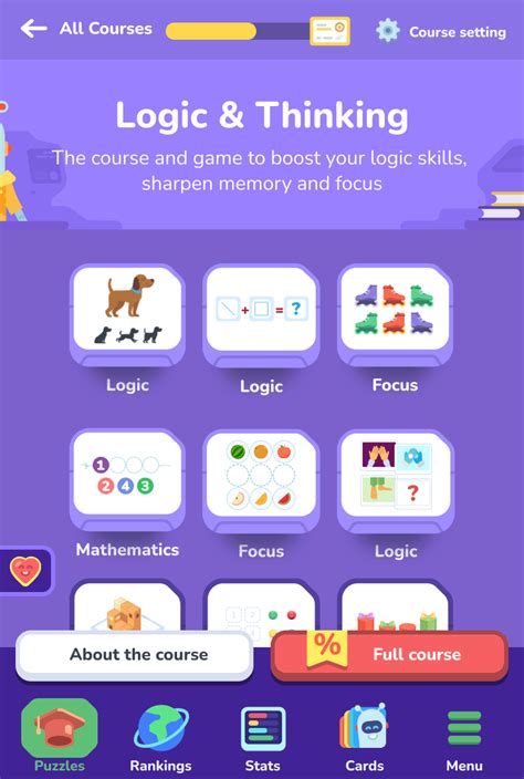 LogicLike Online Educational Game Brain Booster