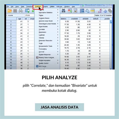 Uji Korelasi Spss Cara Mudah Simulasi Dan Contohnya Ascarya Solution