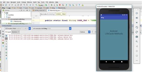 Android Lifecycle Method Programming