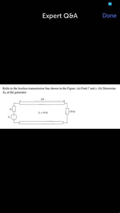 solved find load reflection coefficient on smith chart find vswr