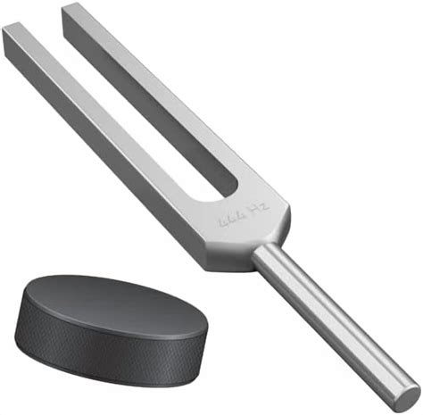 444hz Tuning Fork For Sound Healing And Meditation With Hockey Puck