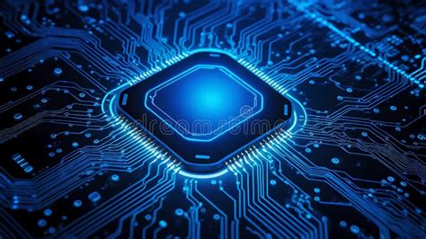 High Tech Circuit Board Background Abstract Digital Technology