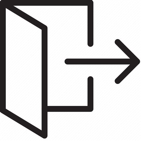Close Door Exit Log Out Logout Icon Download On Iconfinder