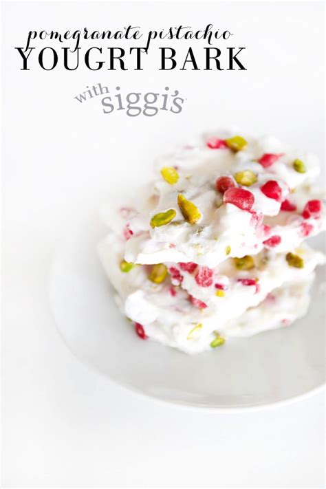 Siggis Yogurt Breakfast Bark Recipe