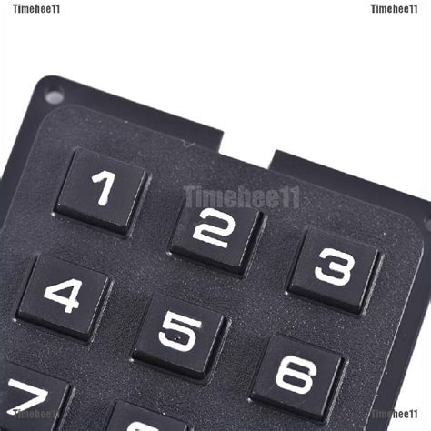 Thimheeportable 4 X 3 Matrix Array 12 Keys 43 Switch Keypad Keyboard