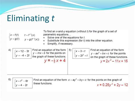 Ppt Parametric Functions Equations And Applications Powerpoint Presentation Id 2675385