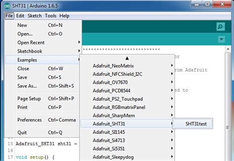 Arduino Code Adafruit Sht31 D Temperature And Humidity Sensor Breakout Adafruit Learning System