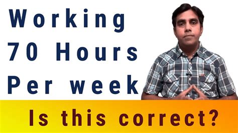 Working 70 Hours A Week Is Correct Tech Tonic With Kiran Youtube