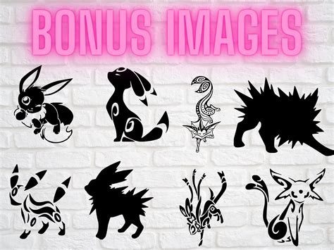 Eevee Svg Pack 25 Images Etsy