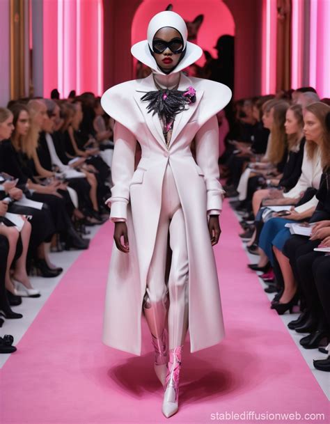 Schiaparellis Deadly Love Fashion Show Stable Diffusion Online