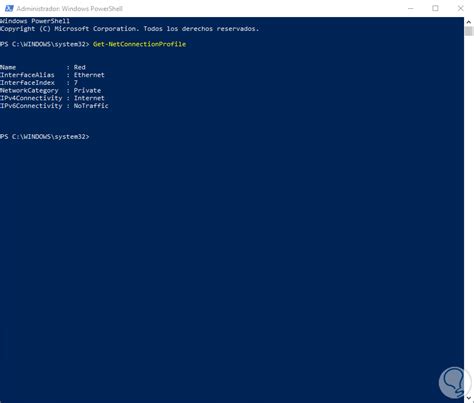 Cómo cambiar tipos de red Windows con PowerShell Solvetic