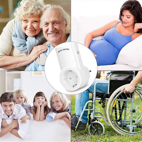 Set Of 3 Wireless Remote Control Socket Smart Programmable Socket Remote Control Onoff