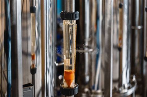 Instant Fluid Flow Popup Indicator To Control Equipment Stock Image Image Of Light Safety