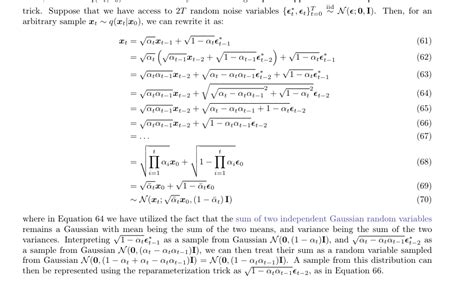 Might Be A Typo On Formula For Diffusion Step Using Alpha · Issue 18 · Huggingfacediffusion