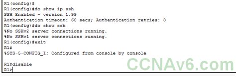 Chapter 6 Enabling Ssh On Cisco Routers And Switches