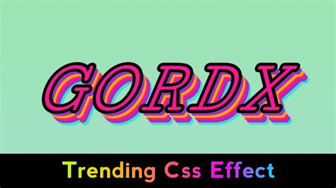 Css Text Effect 🤯🔥 Html Css Tutorial For Beginners Css Tutorial For Beginners Gordxrohit