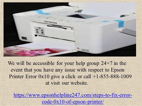 How To Resolve Error Code 0x10 Of Epson Printer Epson Printer Error 0x