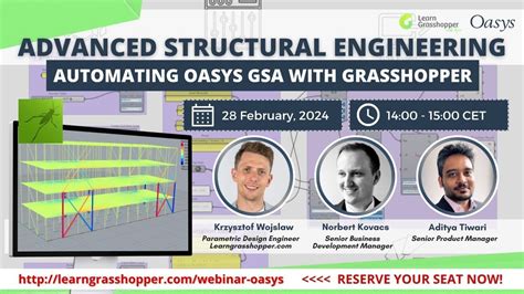 Webinar Advanced Structural Engineering Automating Oasys Gsa With Grasshopper Youtube